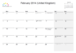 February 2014 Calendar and What’s On Guide | North Luffenham