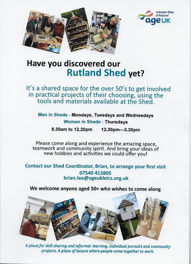 Men (and Women) in Sheds Oakham | North Luffenham