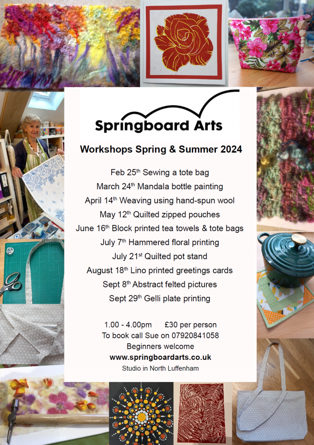 Creative Sunday Workshops in North Luffenham | North Luffenham